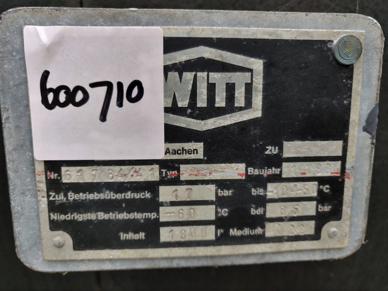 WITT Separator // 1800 ltr. - HOS BV