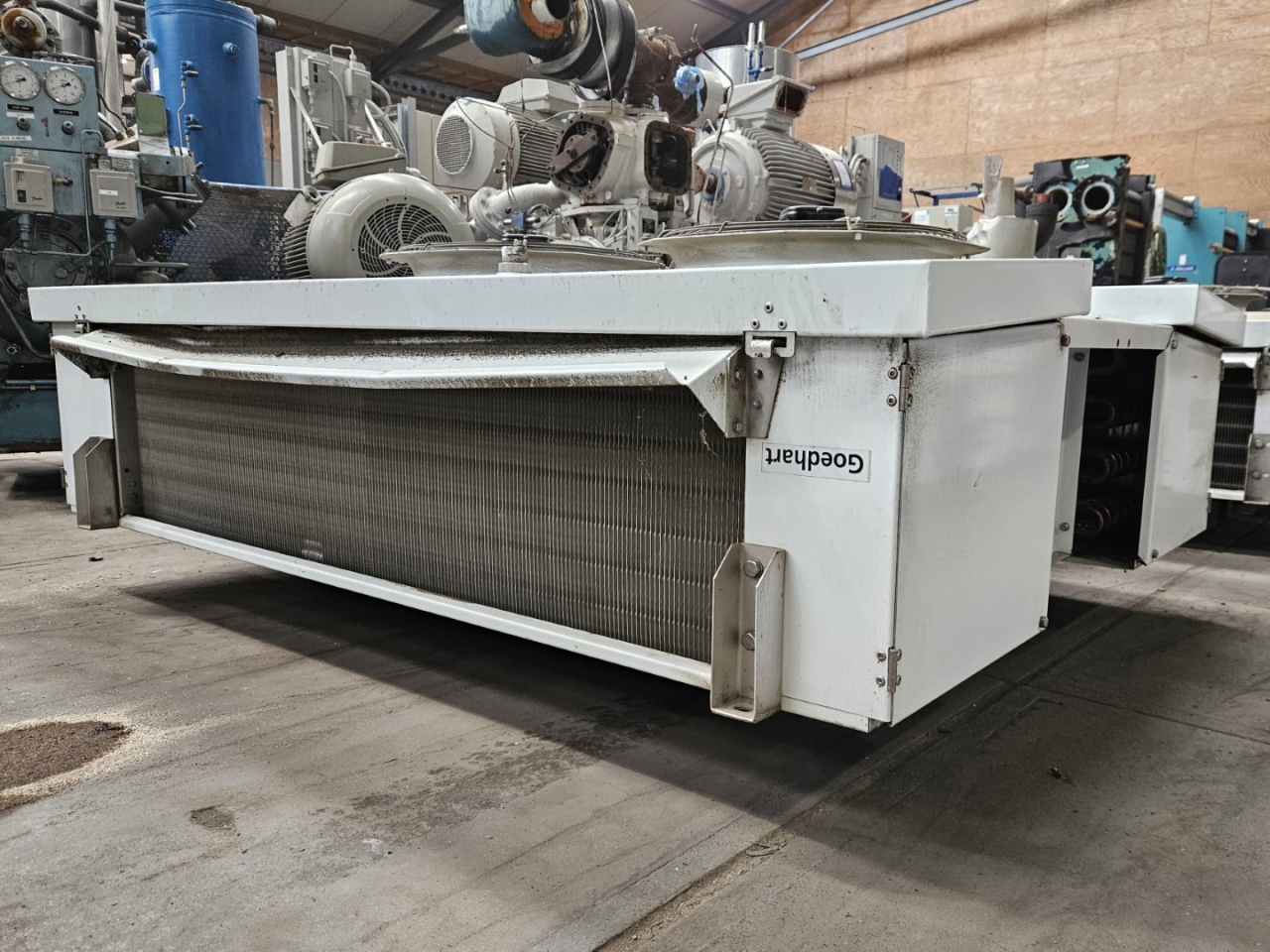 Used Goedhart DVSi 62457 E air cooler for Freon | HOS BV
