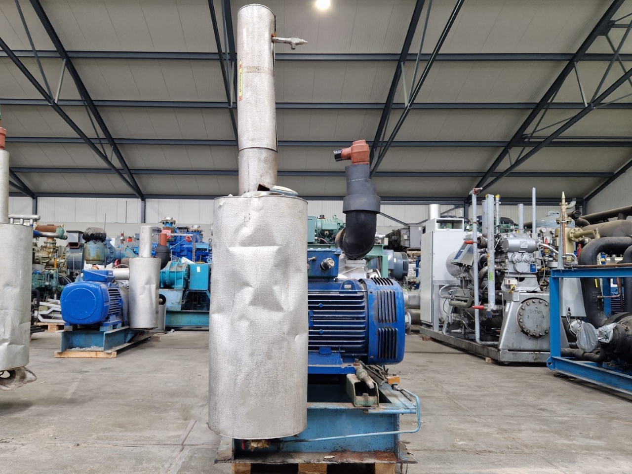 Used Sabroe SMC 108L reciprocating compressor on NH3 (Ammonia). | HOS BV