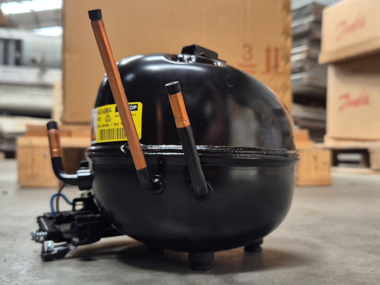 New Secop HXD40MA reciprocating compressor on R600A. | HOS BV